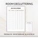 Declutter Challenge Planner Printable, Decluttering Checklist ...