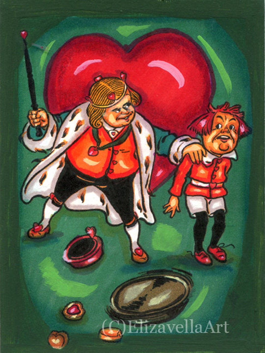 King and Knave, Original Aceo Art Cards, Aceo Drawings, Atc, Mother ...