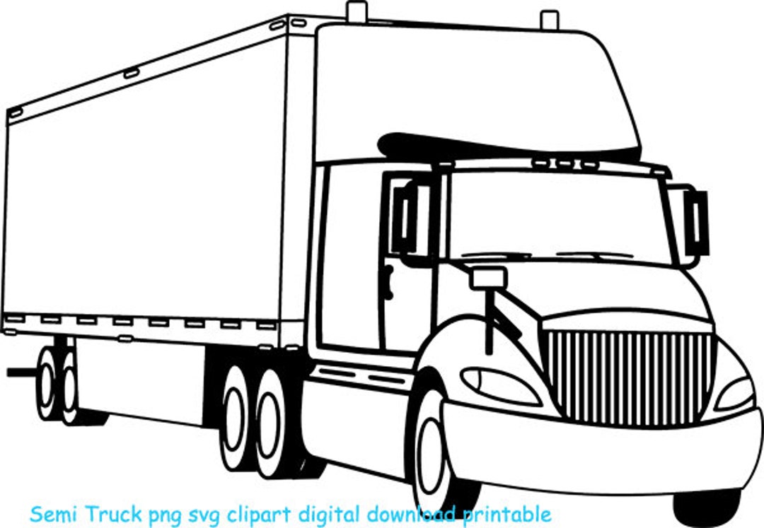 Semi Truck SVG Vector Png Clipart Semi Truck Cab Clipart Etsy semi-truck-svg-vector-png-clipart-semi-truck-cab-clipart-etsy