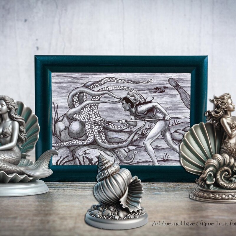 King Neptune Art - Etsy