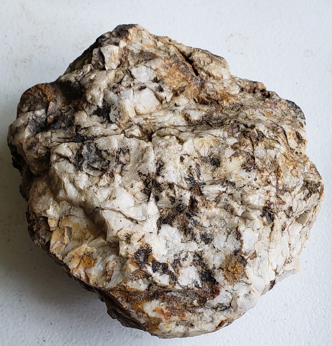 Big White Raw Quartz Crystal Rock Rough Large Stone 3lbs 8 Oz Quartzite ...