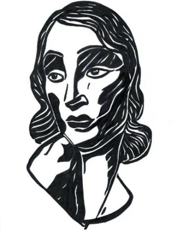 Ink Painting Face