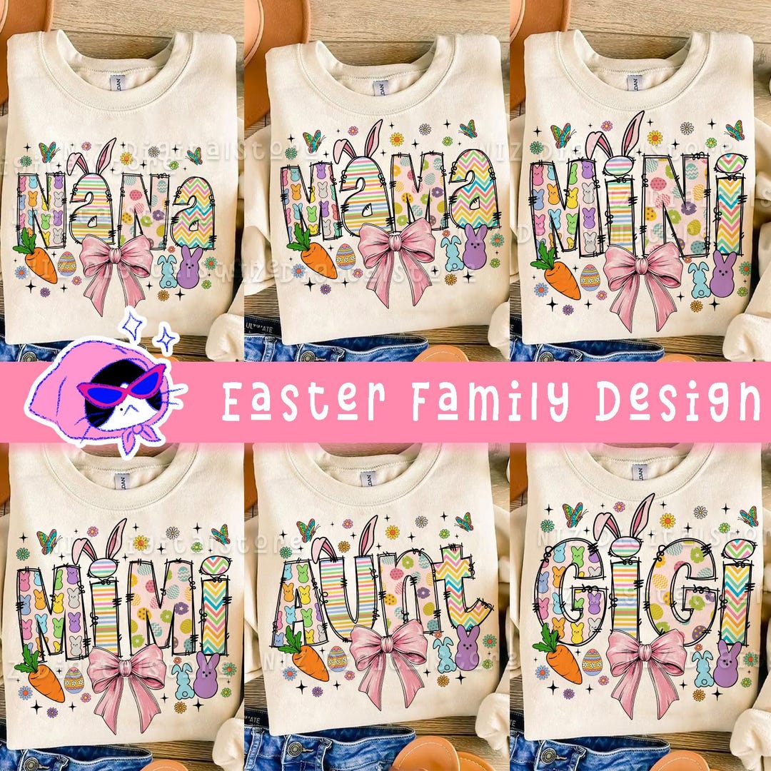 Easter Bundle Png Design, Easter Png, Easter Mama Design, Easter Bunny ...