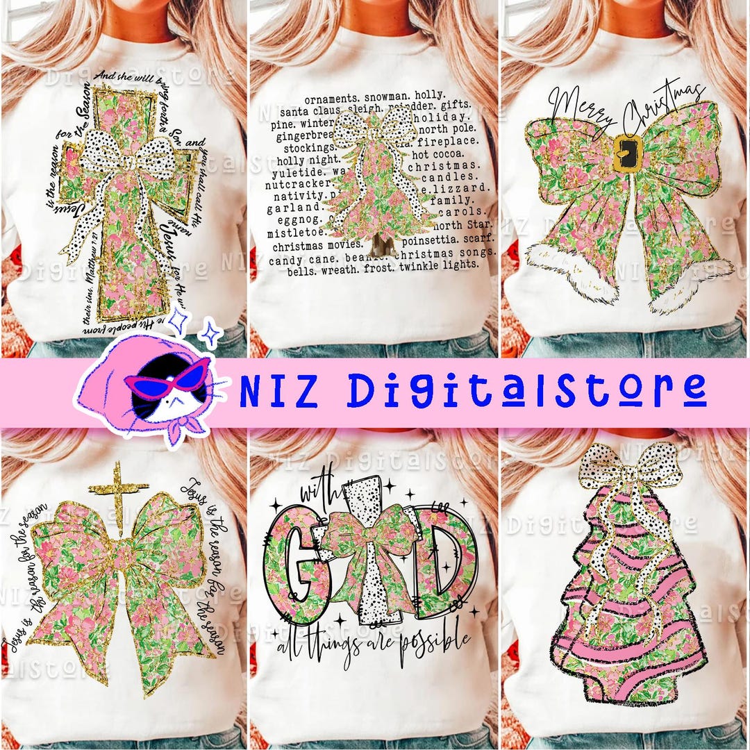Glitter Christmas Tree Bundle Png Design, Christmas Tree Png, Christmas ...