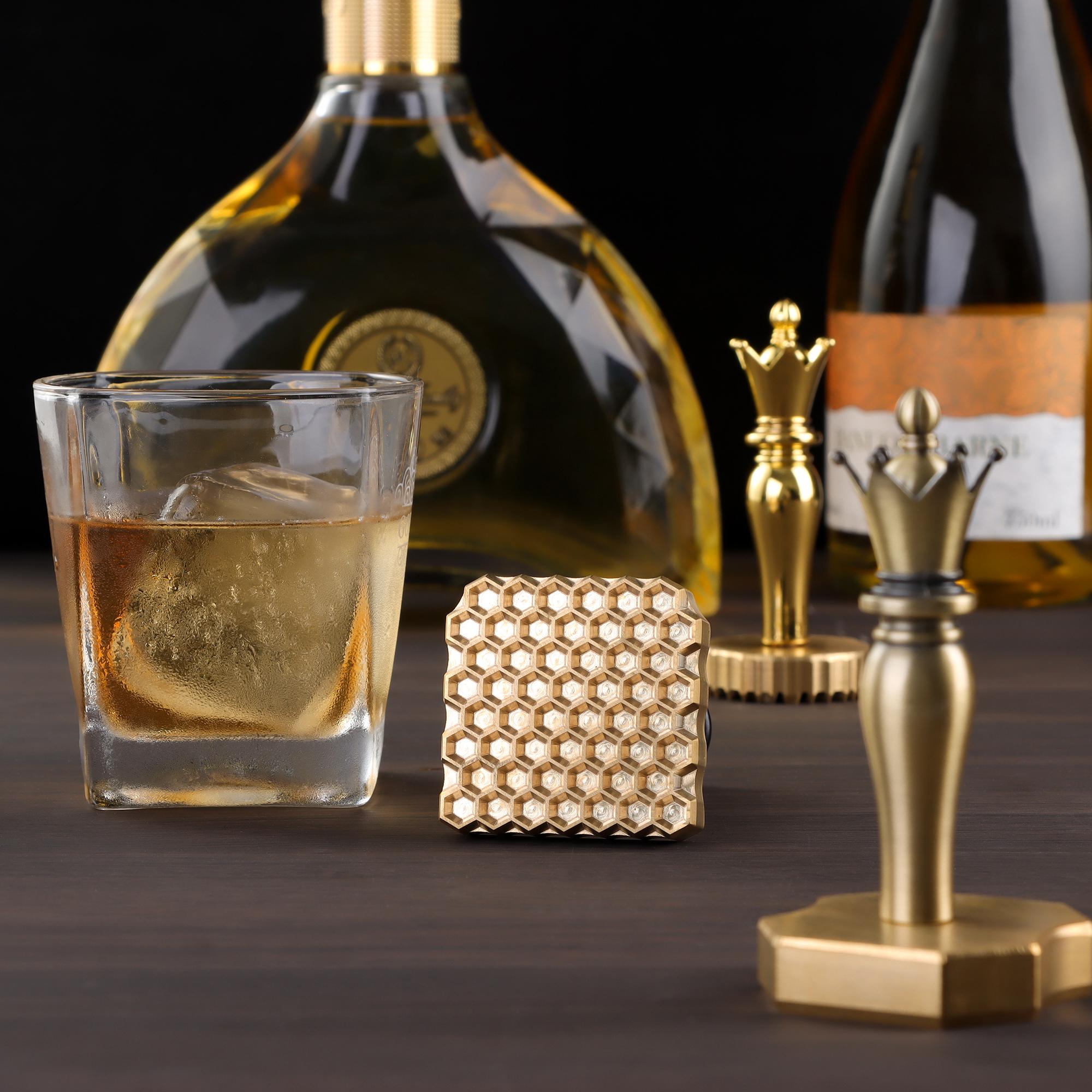 Custom Ice Cube Stamps 2-in, Whiskey Cocktail Ice Stamps, Bar Stamps ...