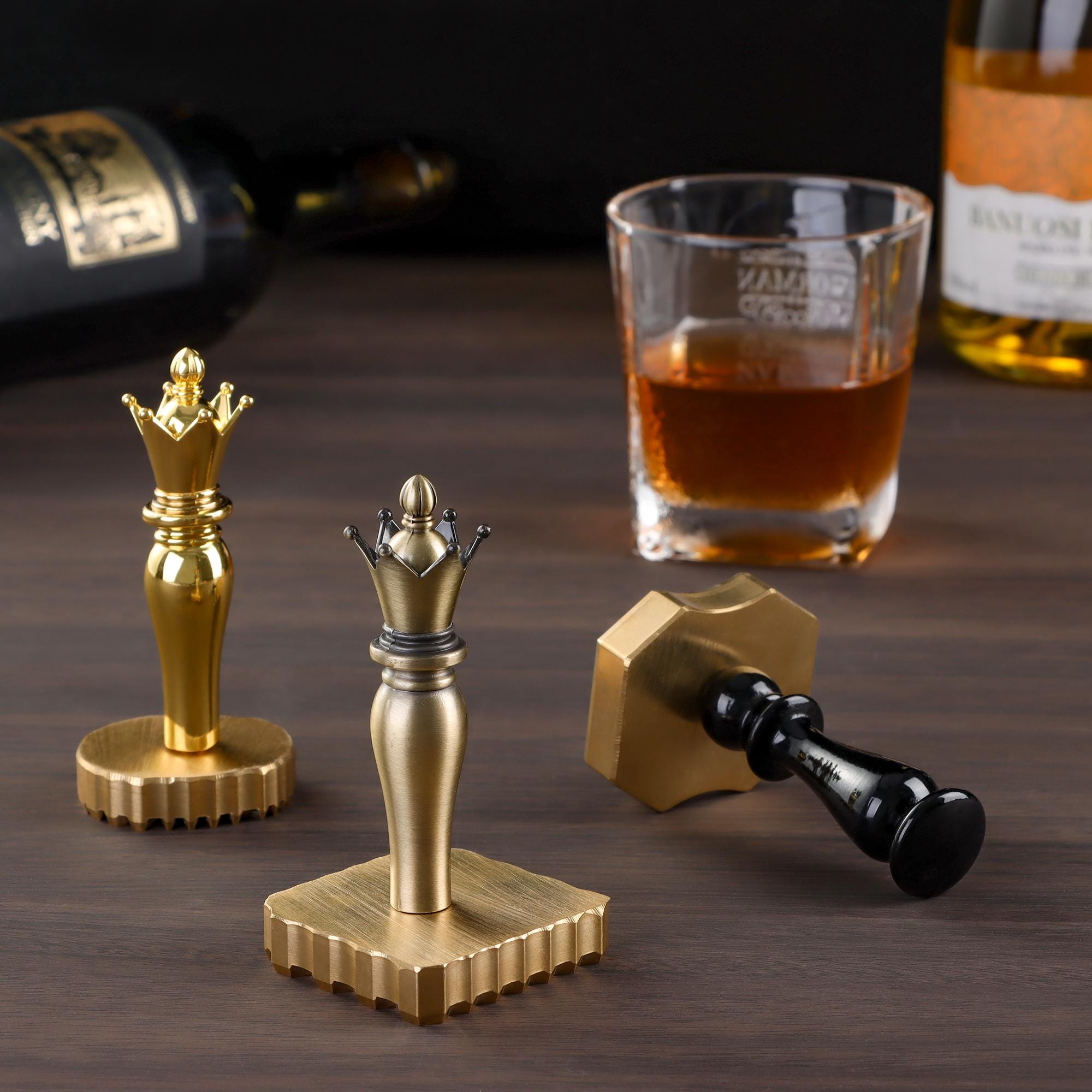 Custom Ice Cube Stamps 2-in, Whiskey Cocktail Ice Stamps, Bar Stamps ...