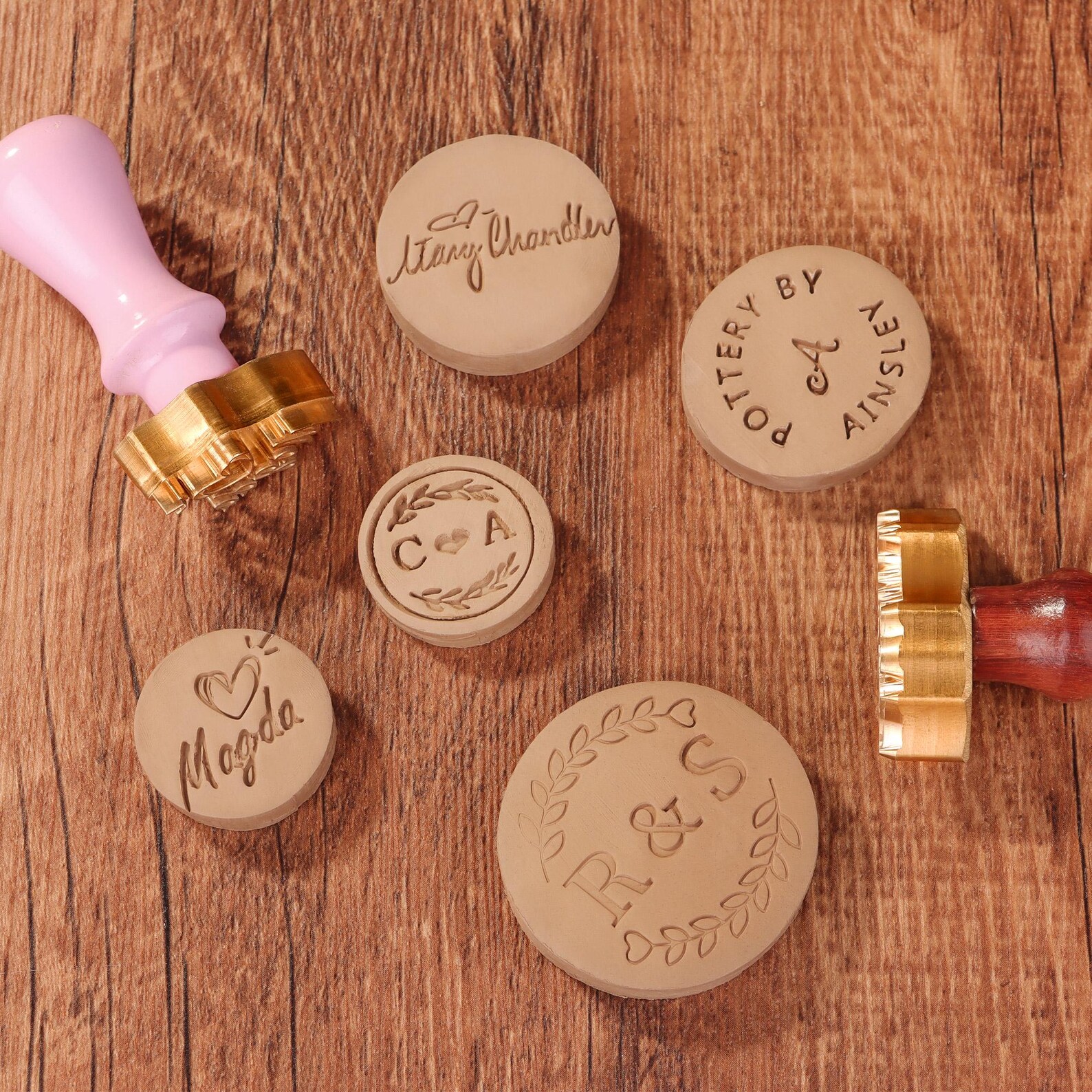 Clay Signature Stamp, Pottery Stamp Custom, Custom Ceramic Stamp ...