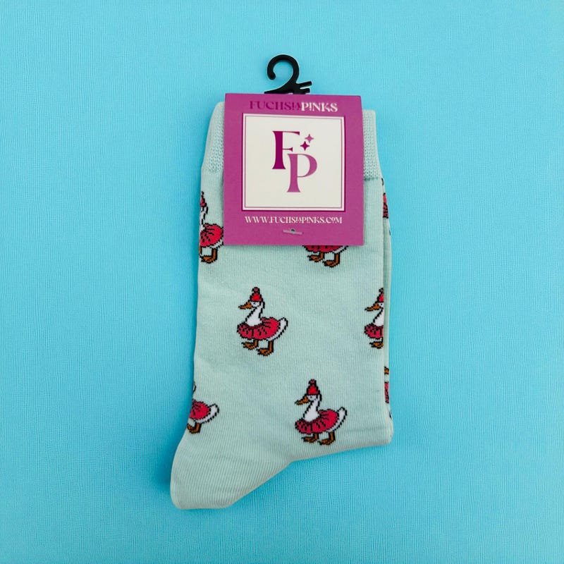 Silly Goose Lady Socks - Etsy Canada