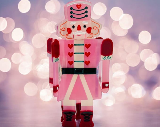 Pink Nutcracker - Hair Claw/clip - Christmas, Stocking Filler - Etsy