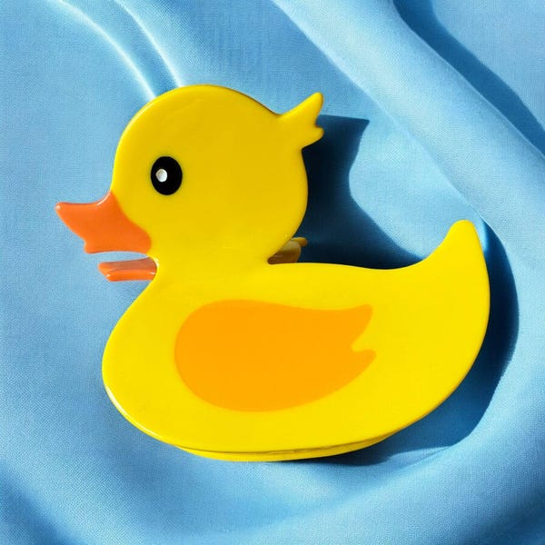 Duck Hair Clip - Etsy UK