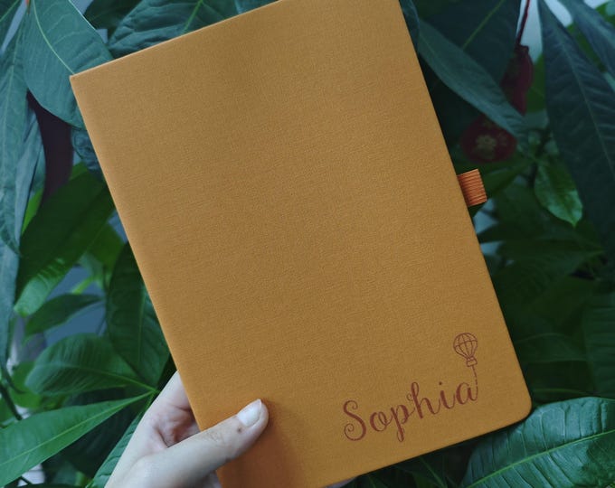 Personalised Journal Notebook Custom Name Journal Custom Intial Journal ...