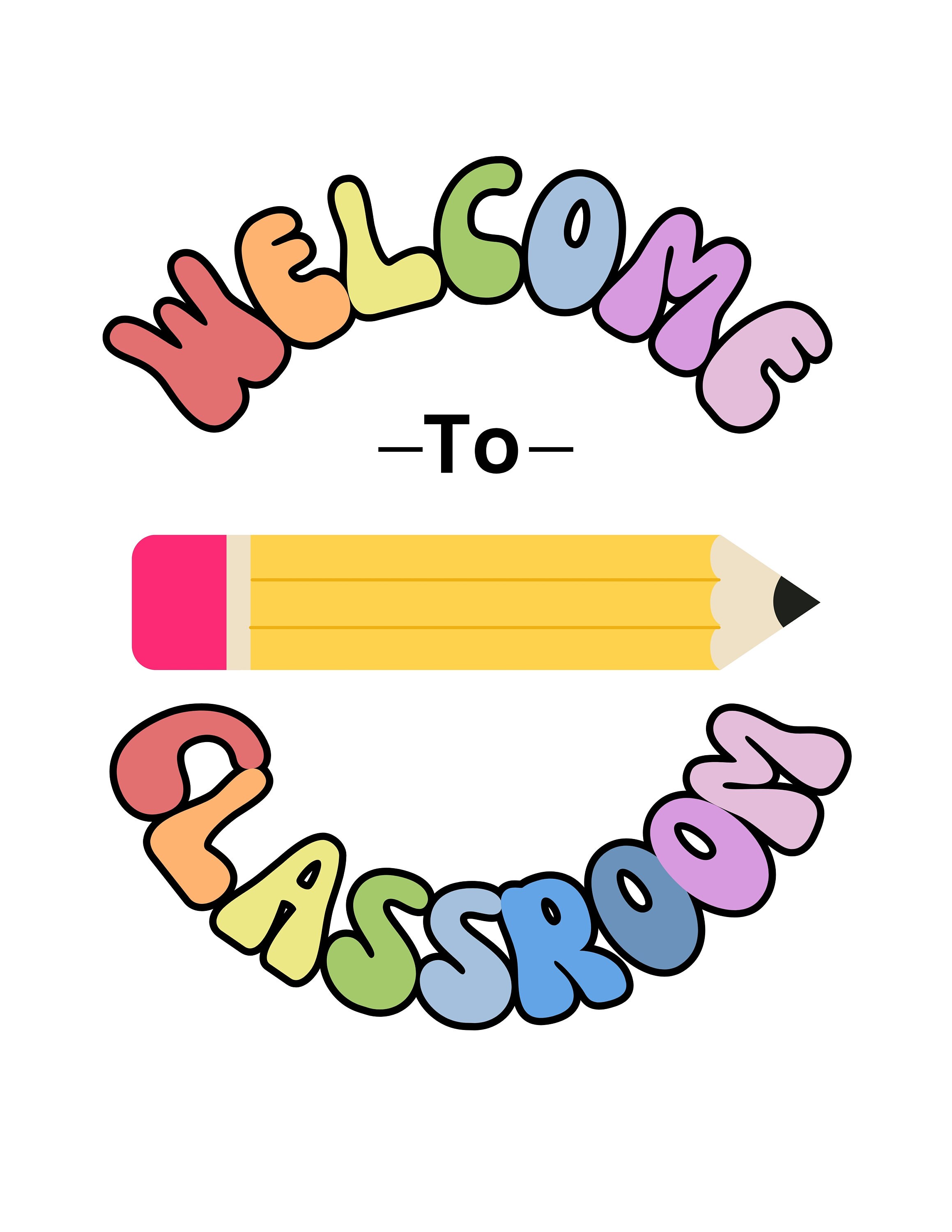 Teacher Classroom Introduction Downloadable Artwork. Rainbow Bubble ...