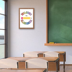 Teacher Classroom Introduction Downloadable Artwork. Rainbow Bubble ...