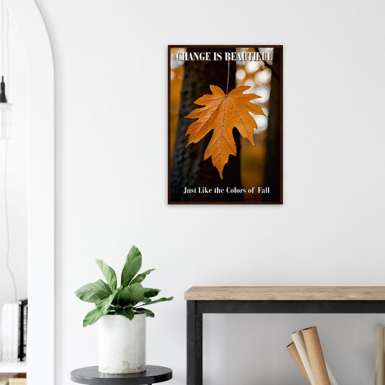 Celebrate Change Embrace the Colors of Fall - Etsy