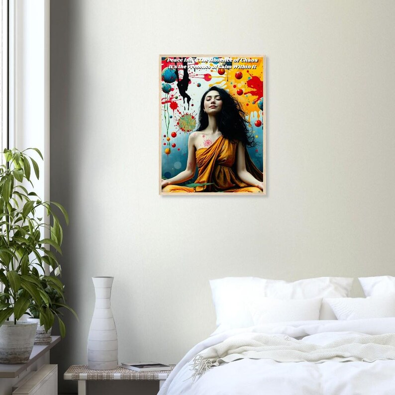 Find Your Inner Peace Vibrant Meditation Art for Creative Souls - Etsy