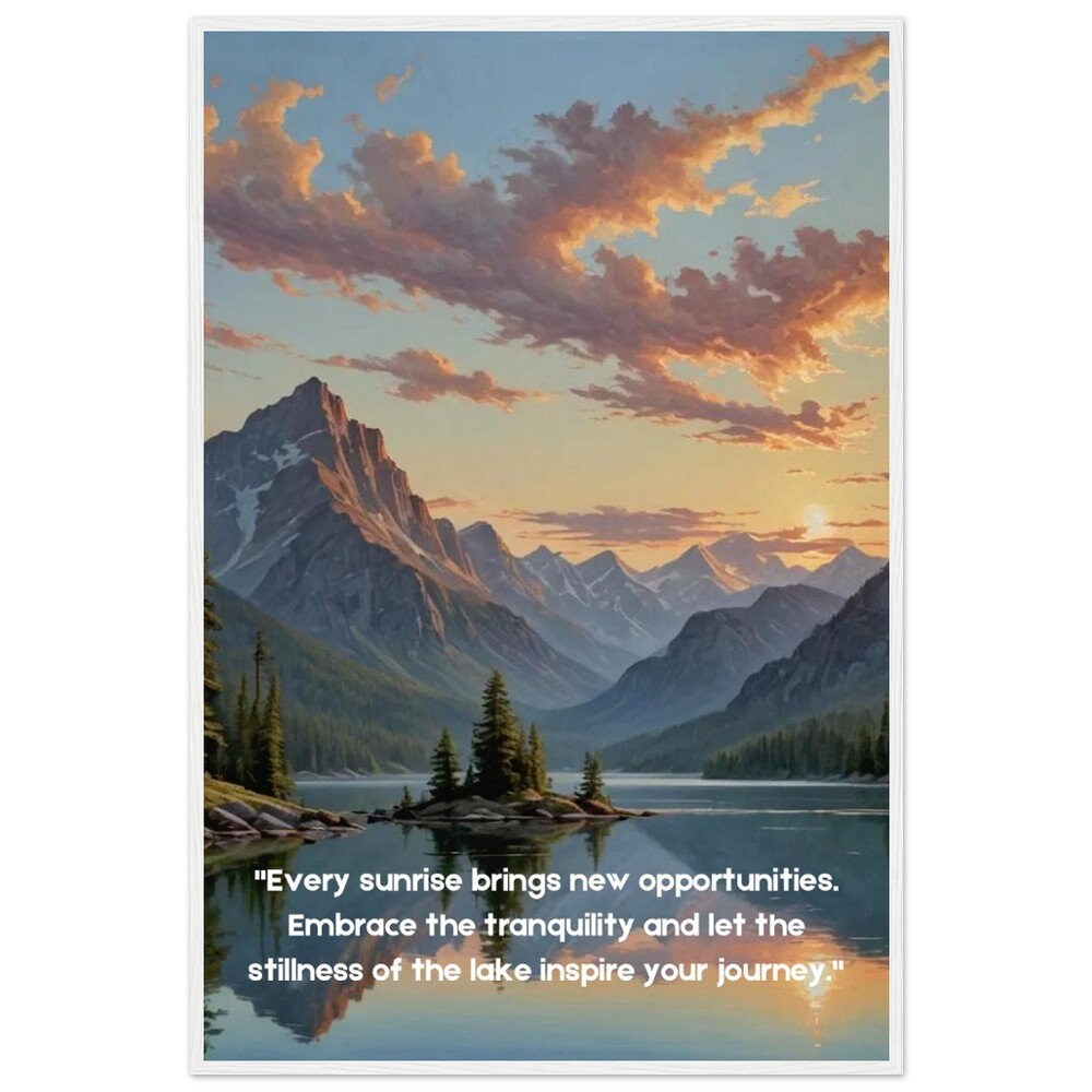 Every Sunrise Brings New Opportunities Wall Art Motivational Poster - Etsy