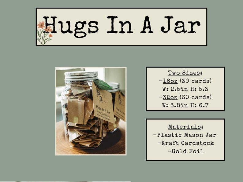 Affirmation Jar Filled With Positive Inspiring Messages and Words ...