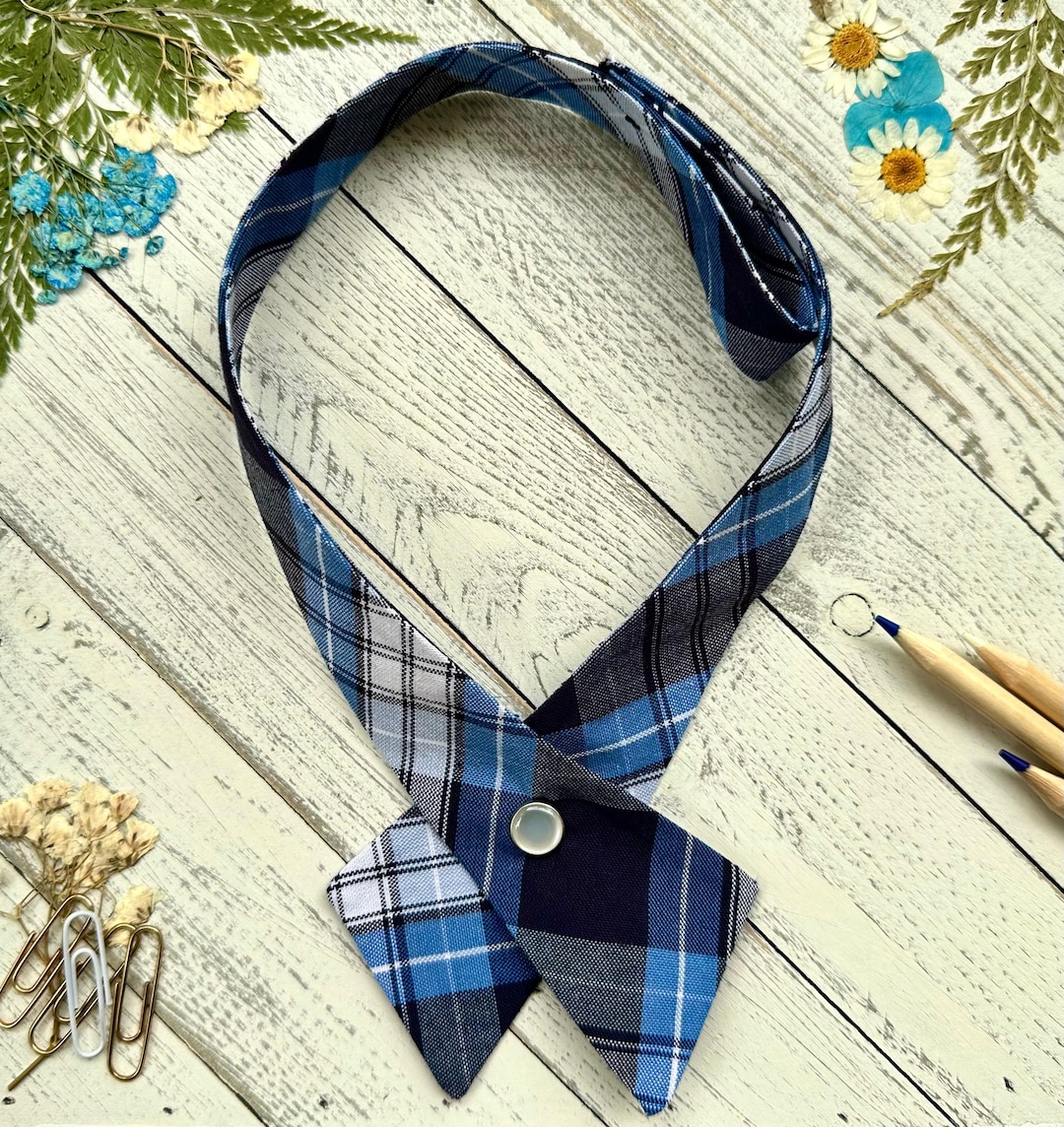 Girls Plaid 76 Cross Tie for School Uniforms Adjustable and Comfortable ...