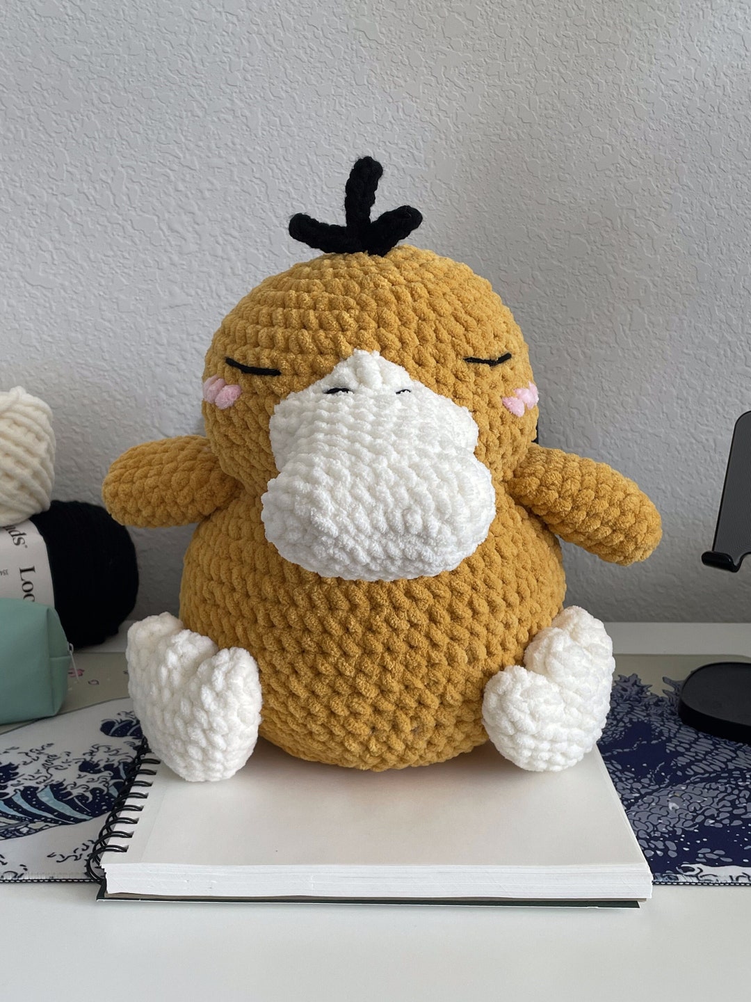 Cute Crochet Duck Pokemon - Psyduck - Etsy