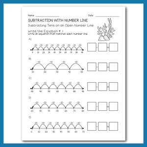 Worksheet Printable Math Addition and Subtraction Practice on Open ...