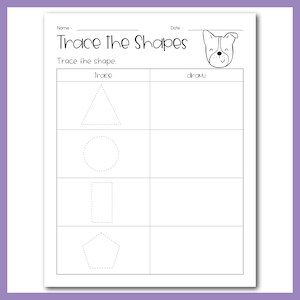 Math Worksheet Printable Activities Exploring 2D Shapes Worksheets for ...
