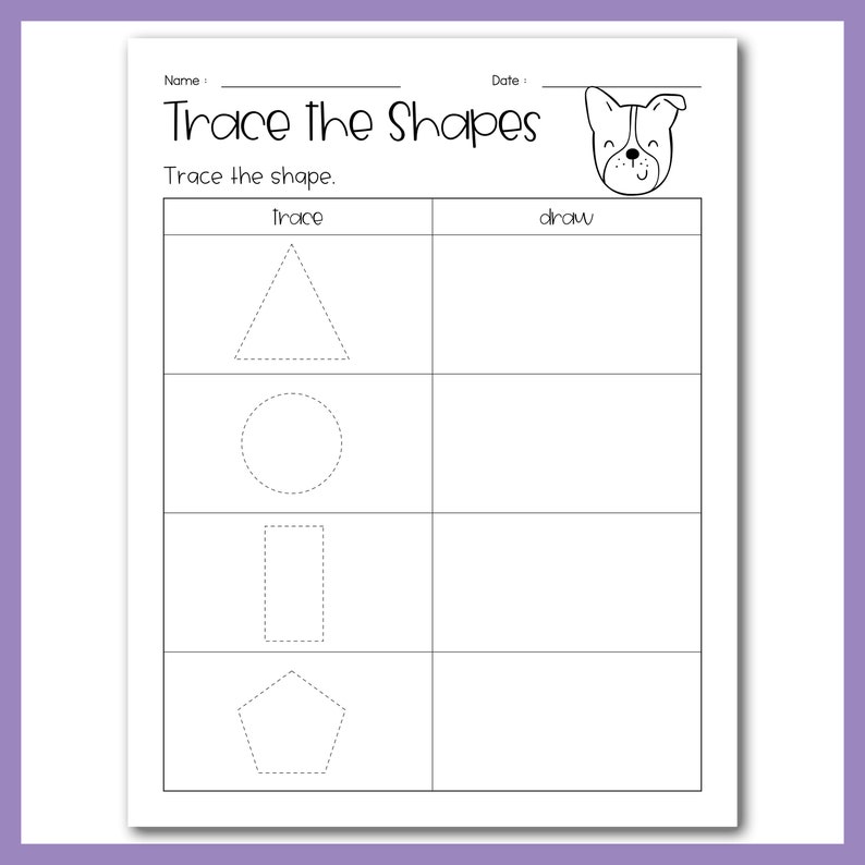 Math Worksheet Printable Activities Exploring 2D Shapes Worksheets for ...