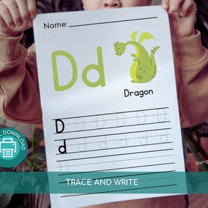 Fairytale Handwriting Practice Sheets for Kids / Handwriting Practice ...