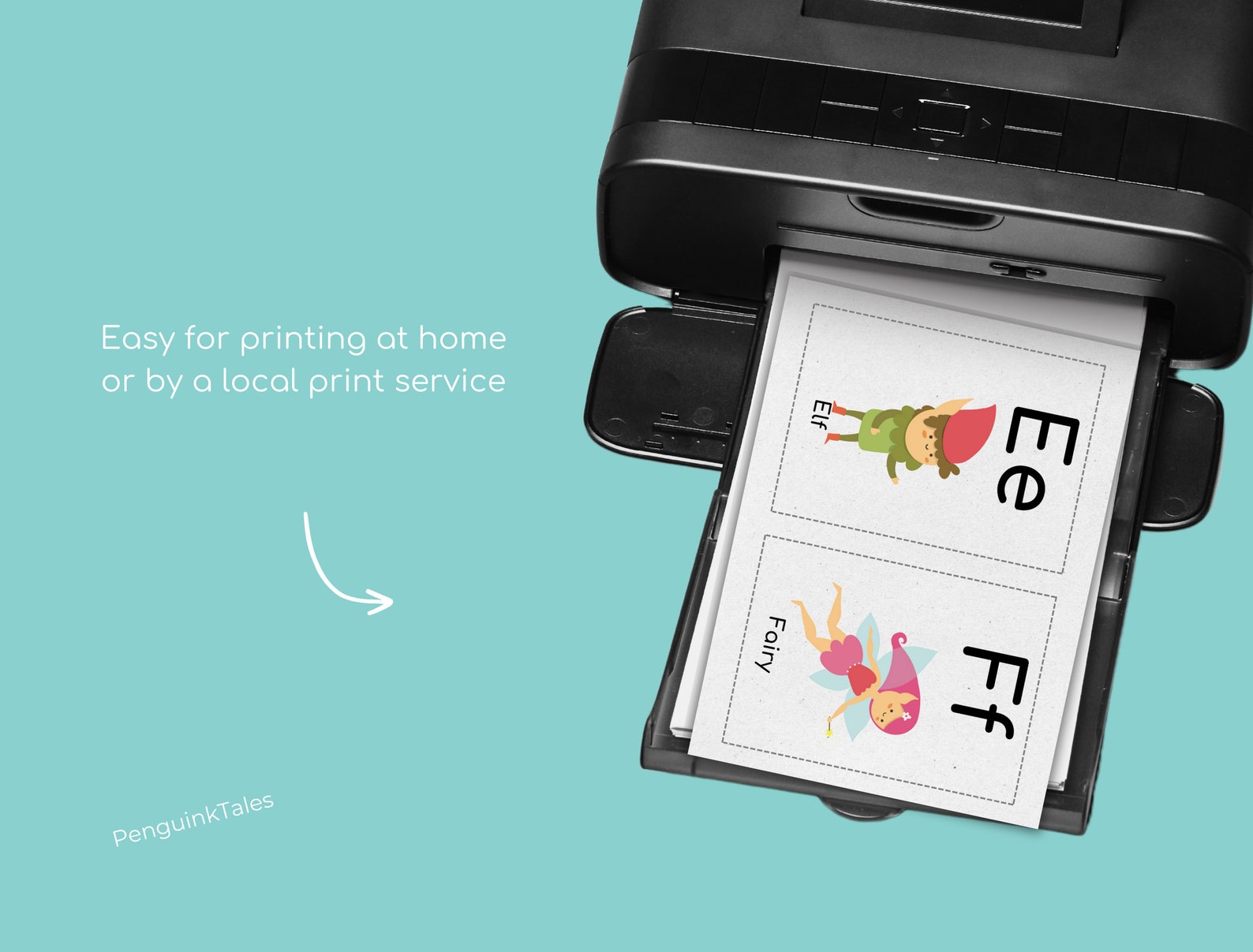 ABC Fairy Tale Flash Cards Educational Cards / A-Z Cards Learn Abcs ...