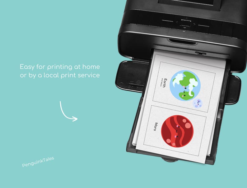 10 Solar System Cards Flashcards Pre-school Cards Rainbow Educational ...