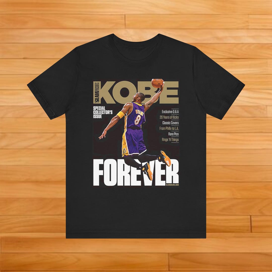 Kobe Bryant Forever Shirt, Los Angeles Lakers Merch, NBA Slam Cover T ...