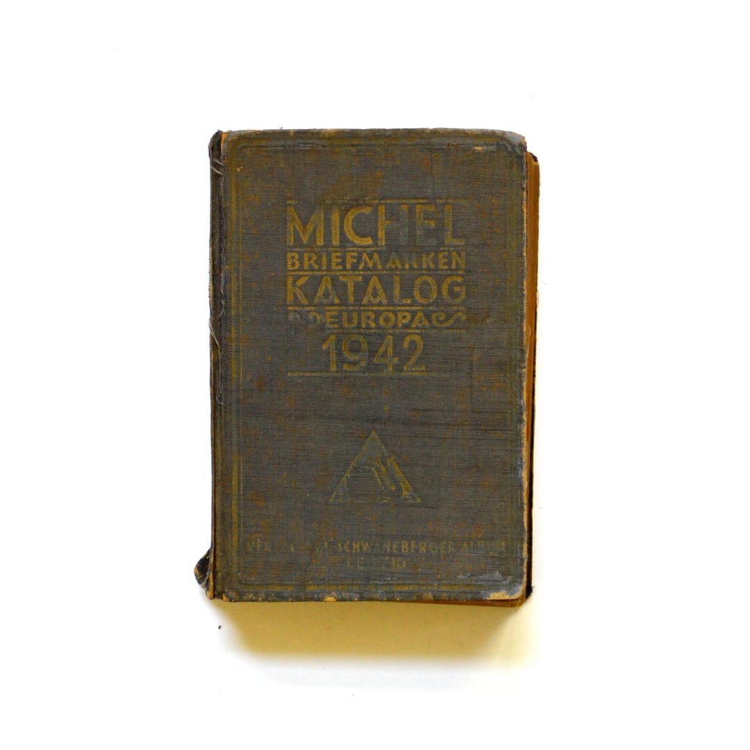 Old MICHEL Stamp CATALOG Europe 1942 Vintage Antique 40s Ww2 German - Etsy