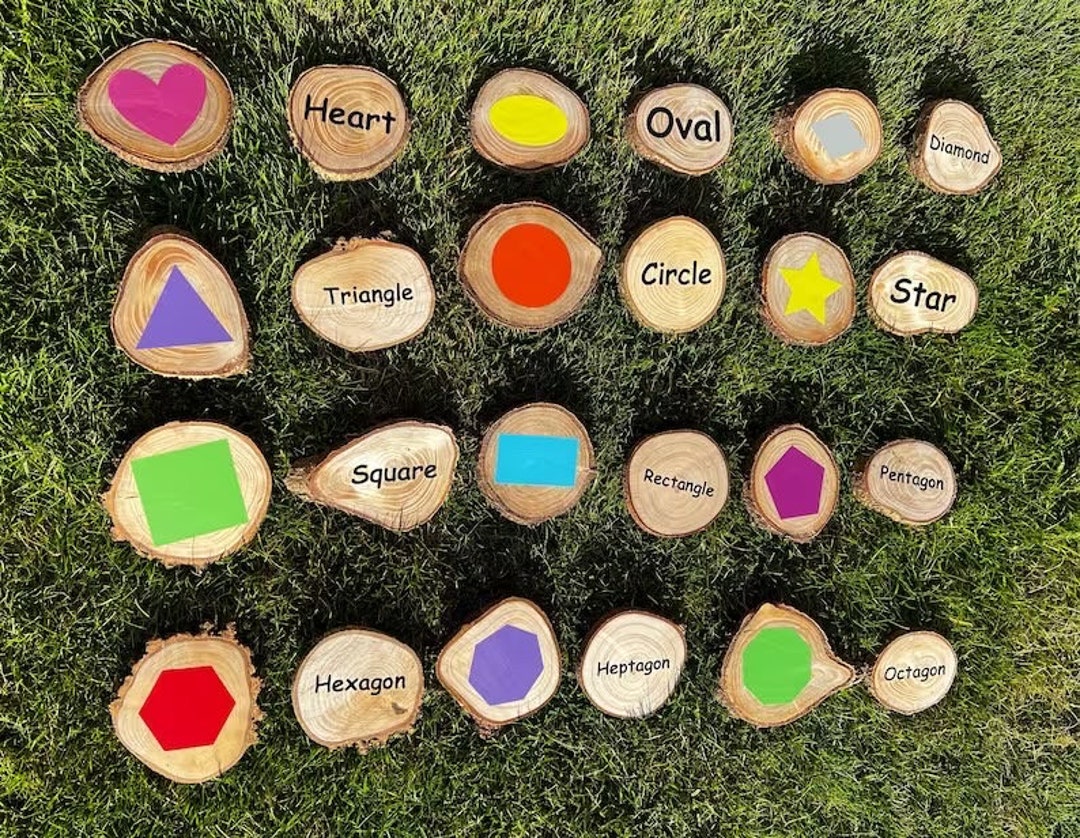 Learn About 'shapes', Shape Recognition, Vinyl Decal, Early Years ...