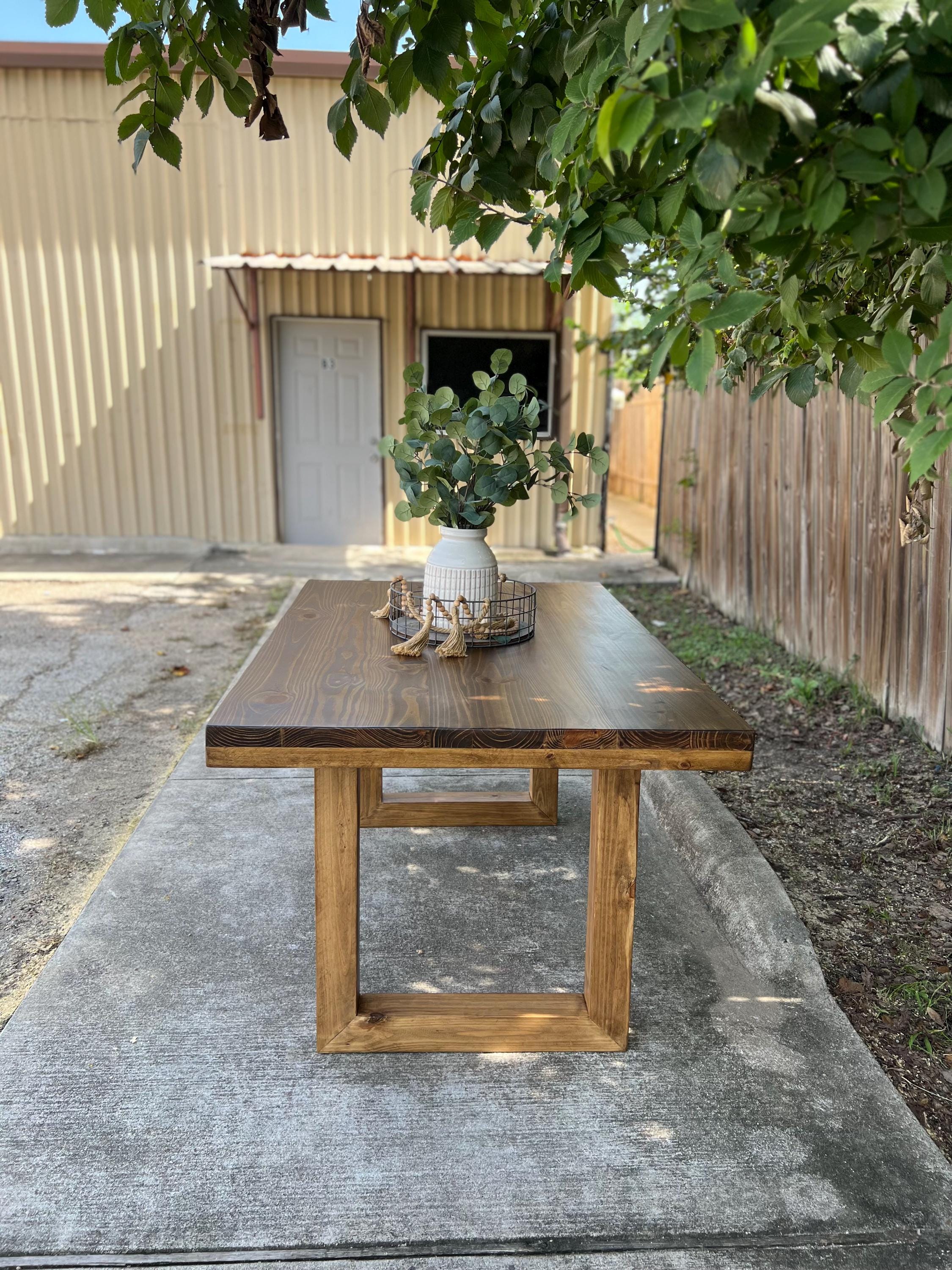 ELISE Custom Built Dining Table Solid Wood Table Dining Table Rustic ...