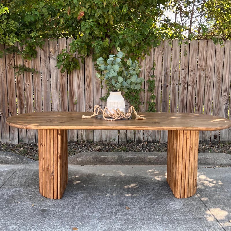 Fluted Table Legs - Etsy