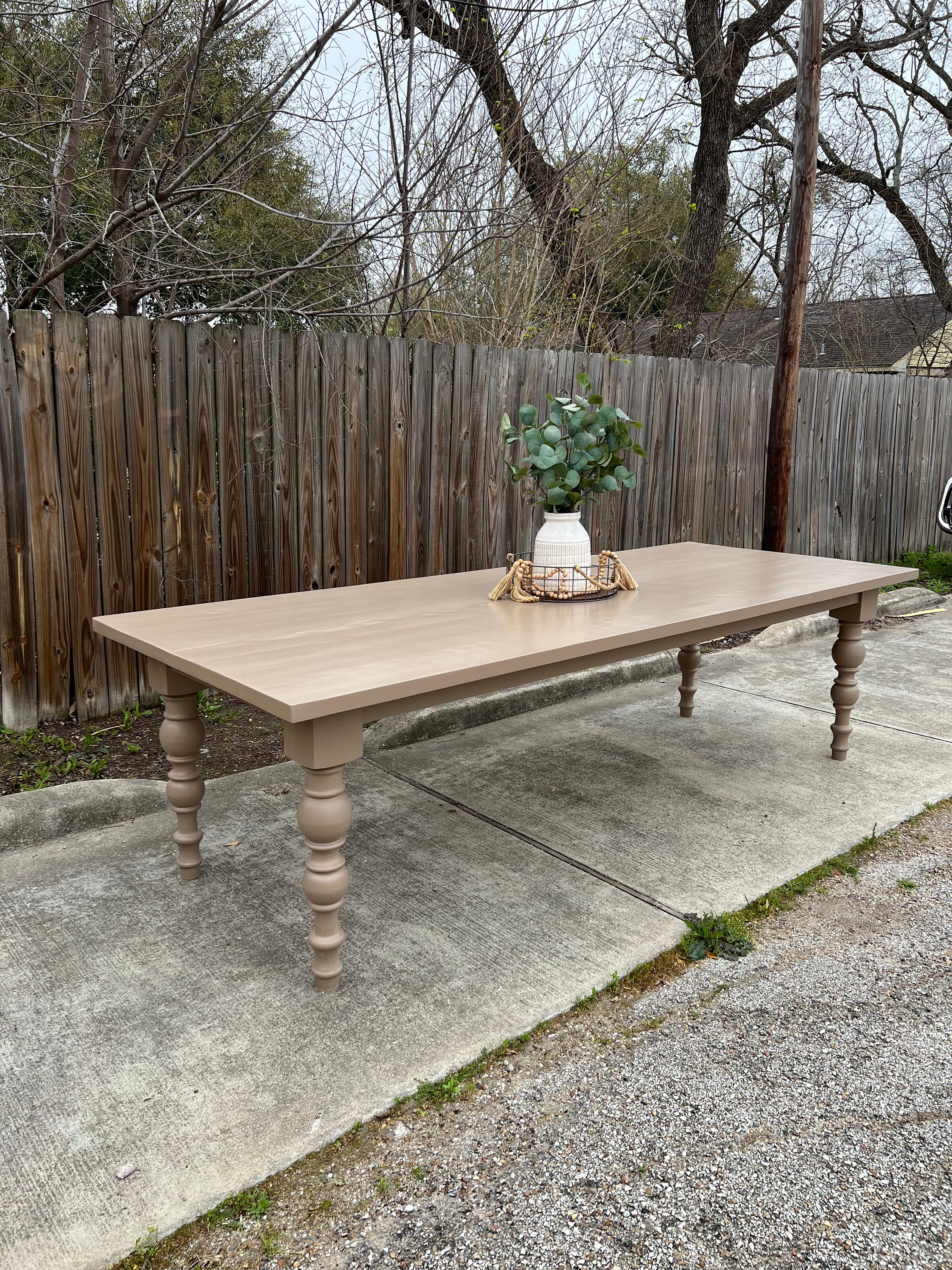 DASHA - Custom Built Dining Table - 100% Solid Wood Table - RH Table ...