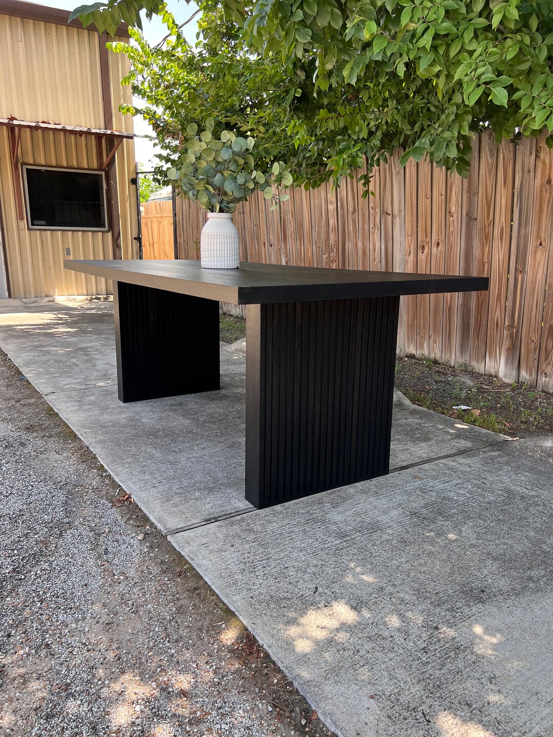 SABLE - Custom Modern Dining Table - White Oak Handcrafted Table Chic ...