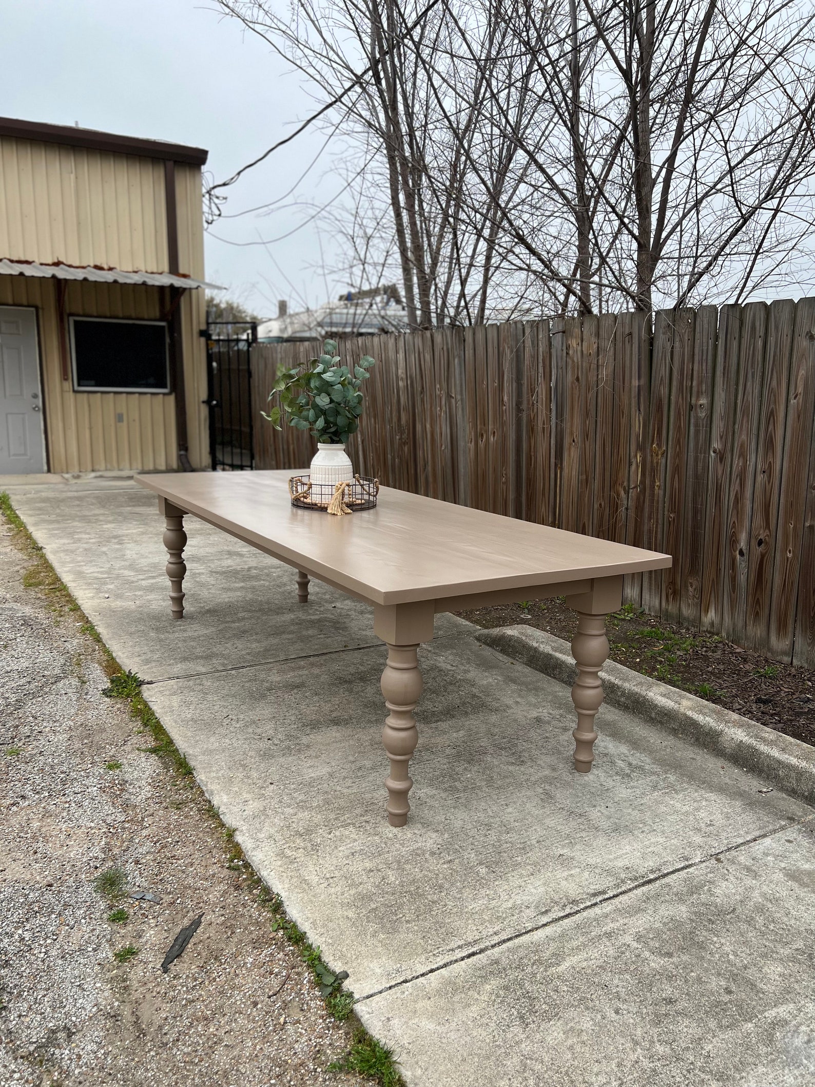 DASHA Custom Built Dining Table Solid Wood Table RH Table Modern Rustic ...