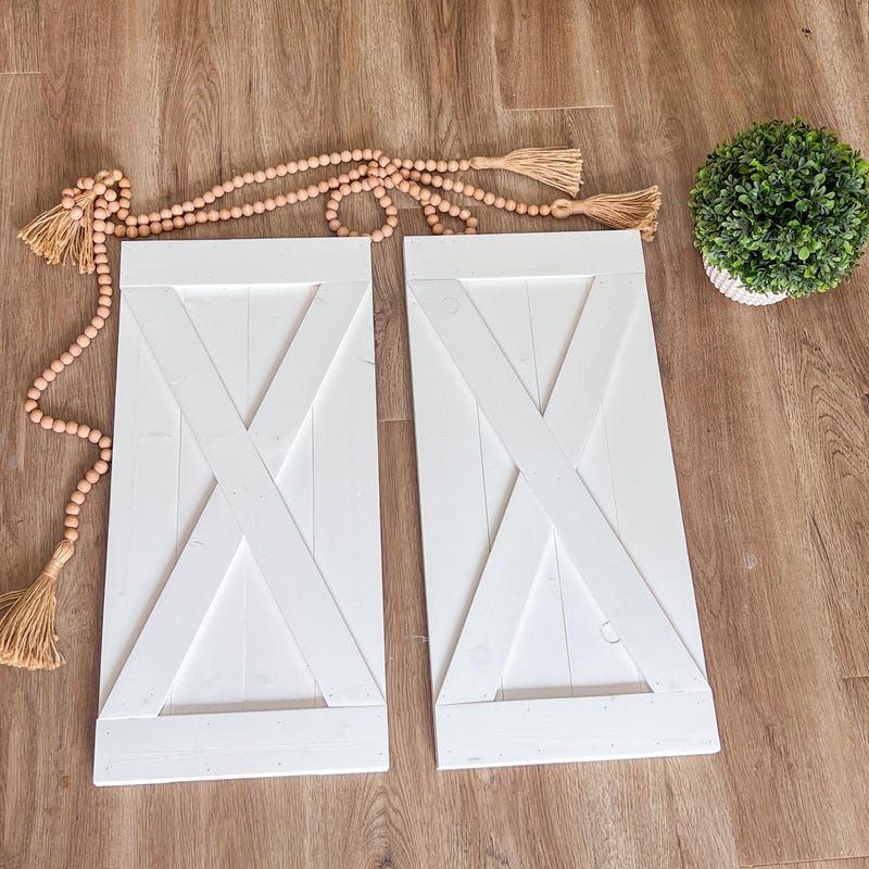 Barn Door Window Shutters - Etsy