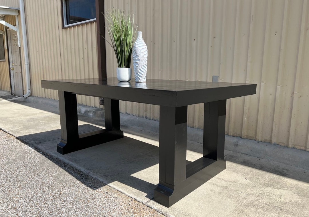 Solid Wood Dining Table - Custom Modern Rustic Farmhouse Table - RH ...