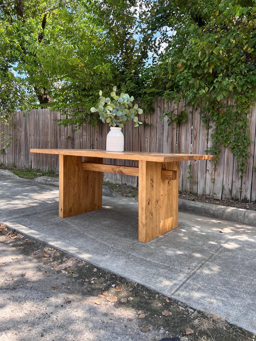 HARPER - Customizable Dining Table - 100% Solid Wood Table Table ...