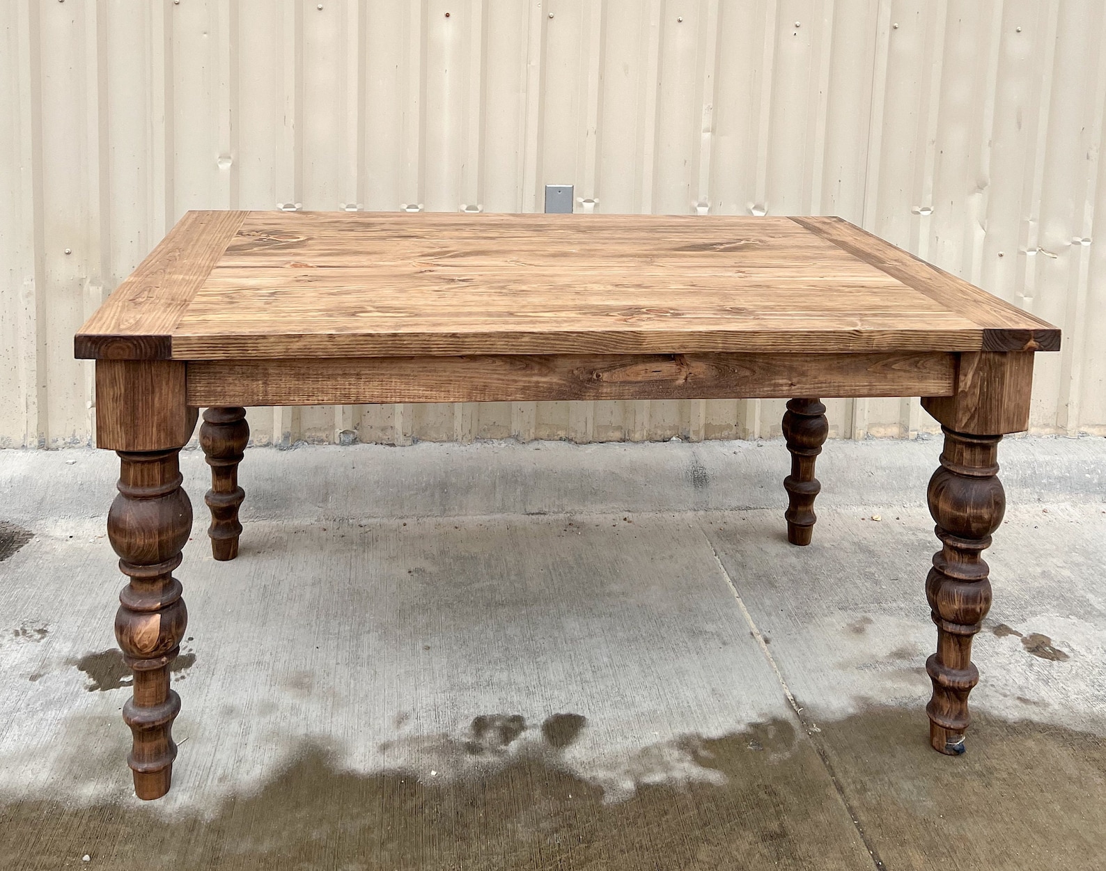 Dasha - Custom Built Dining Table With Bench - 100% Solid Wood - RH ...