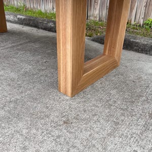 ELISE Solid White Oak Dining Table - Solid Wood Table - FREE SHIPPING ...