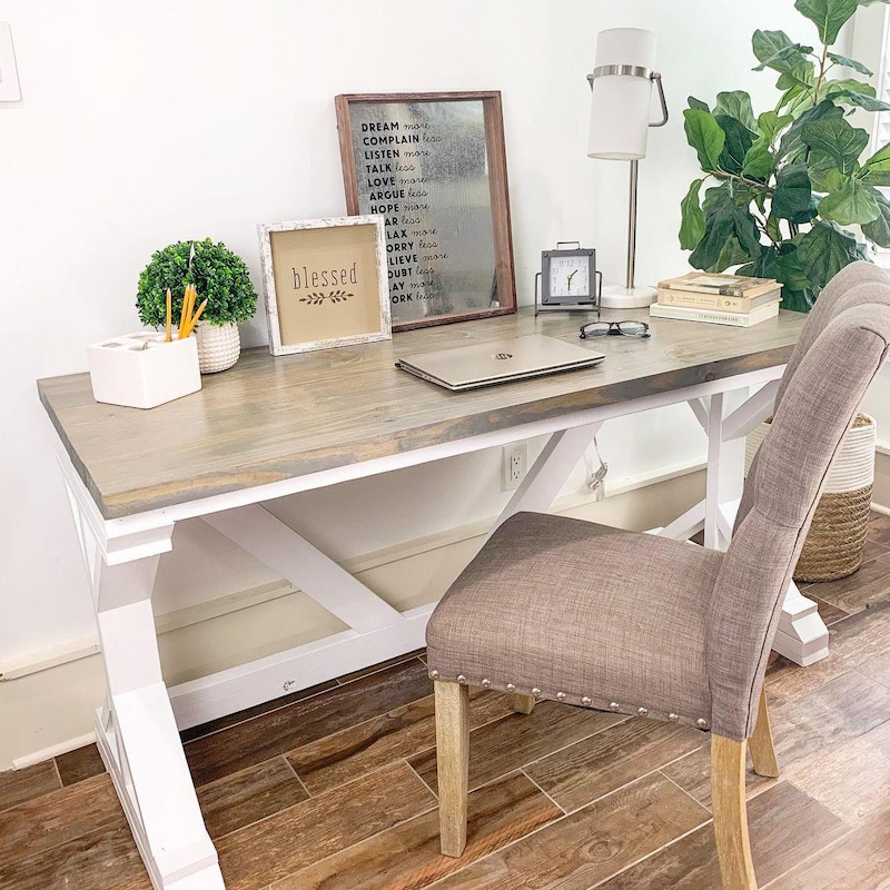 Farmhouse Desk - Etsy