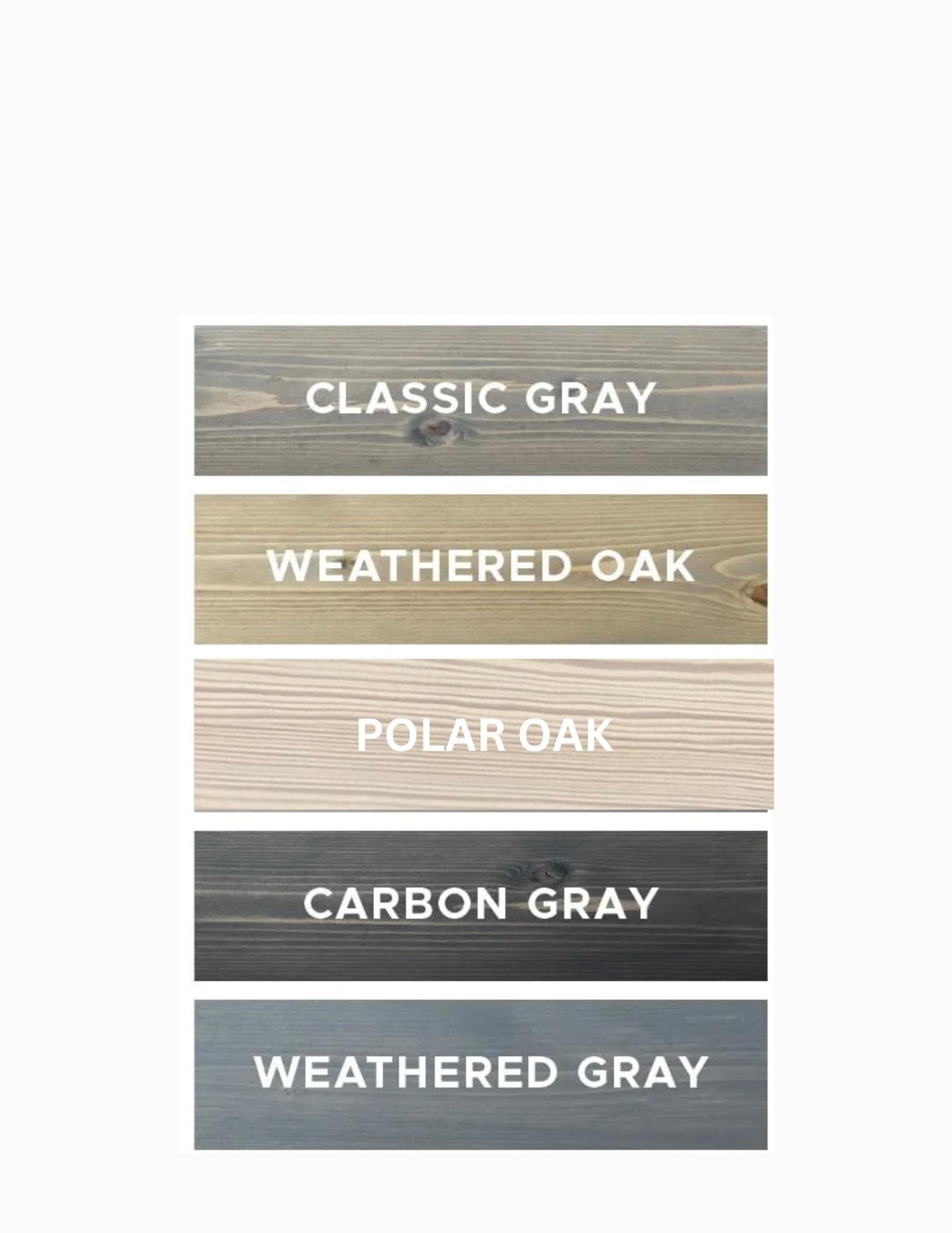 Wood Stain Samples Satin Finish Custom Furniture Color Options Choose 3 ...
