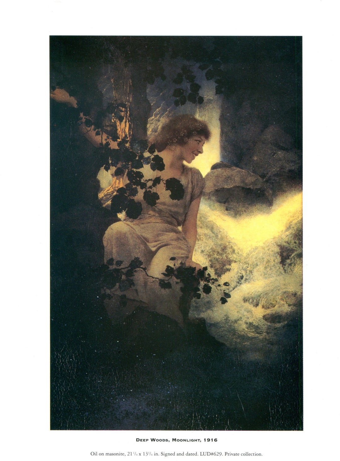 Vintage Maxfield Parrish Bookplate, Illustration Print, Wall Decor ...