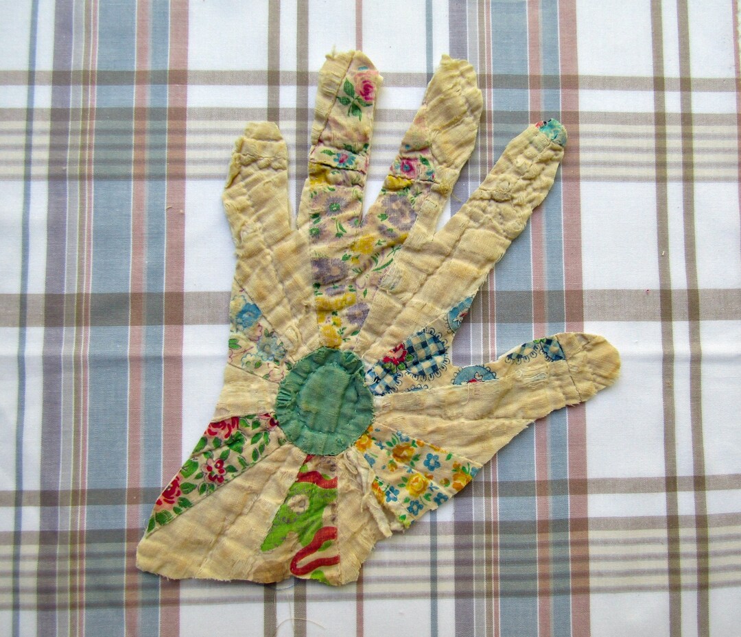 Upcycled Worn and Aged Recycled Quilt Piece Patche, Decoration for ...