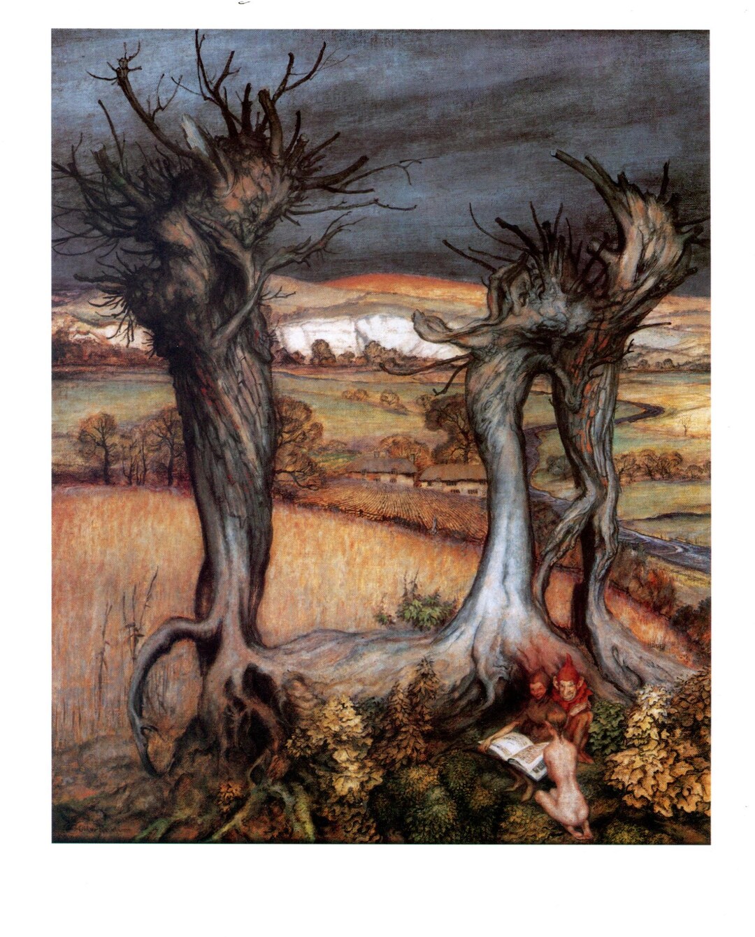 Vintage Original Arthur Rackham Bookplate, Illustration Print, Wall ...