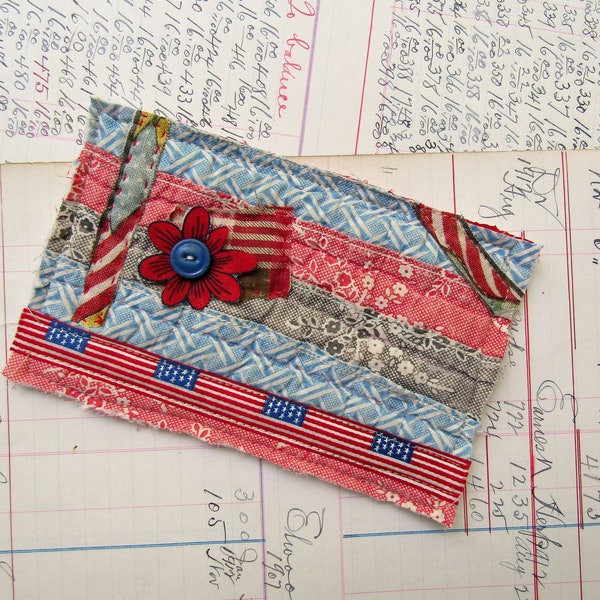 Fabric Postcard - Etsy