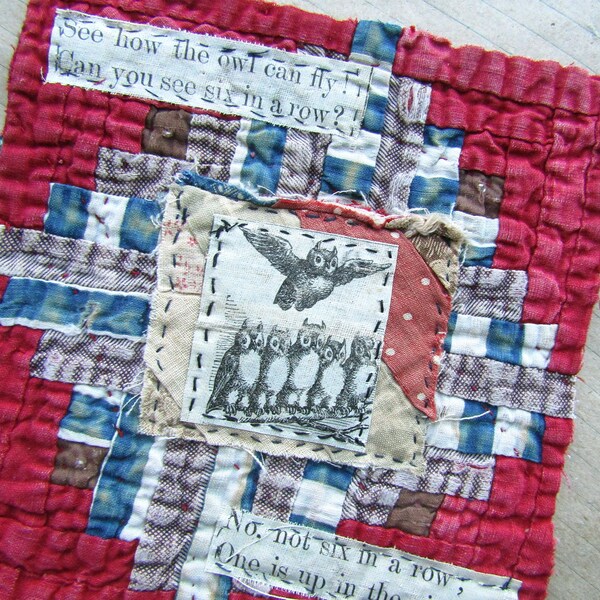 Owl Patchwork Quilt - Etsy