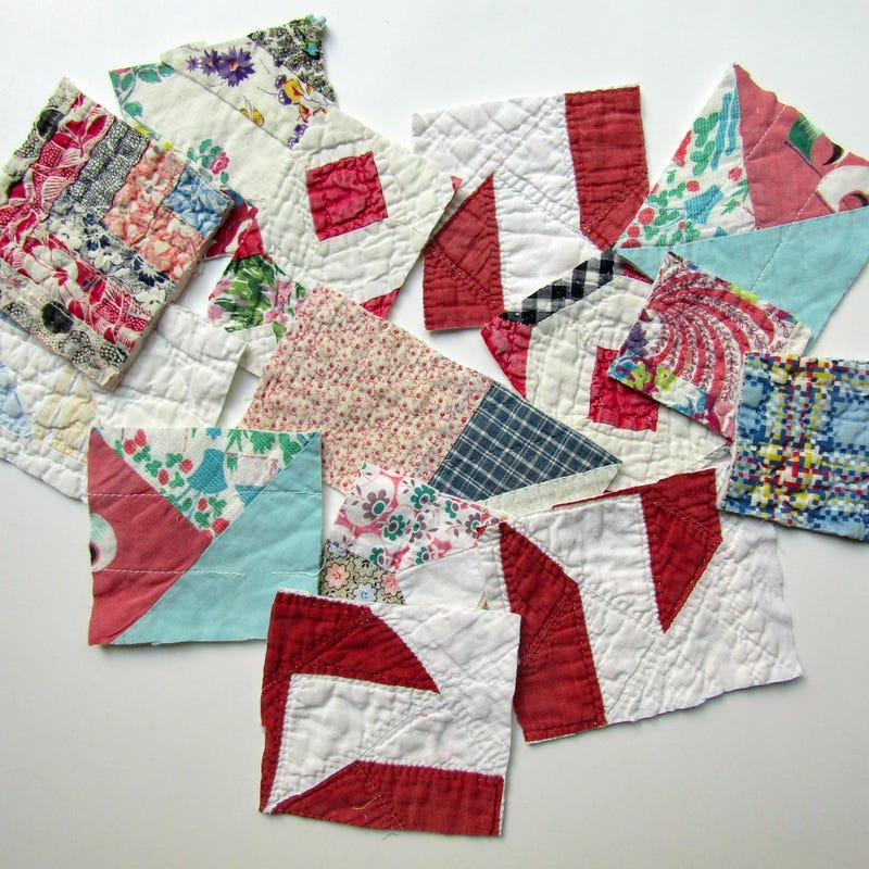 Scrap Fabric Patches - Etsy
